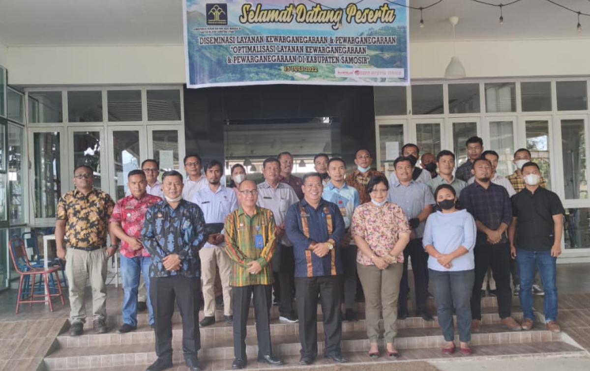 Kanwil Kemenkumham Sumut Diseminasi Layanan Kewarganegaraan-Pewarganegaraan di Samosir - Sumut ...