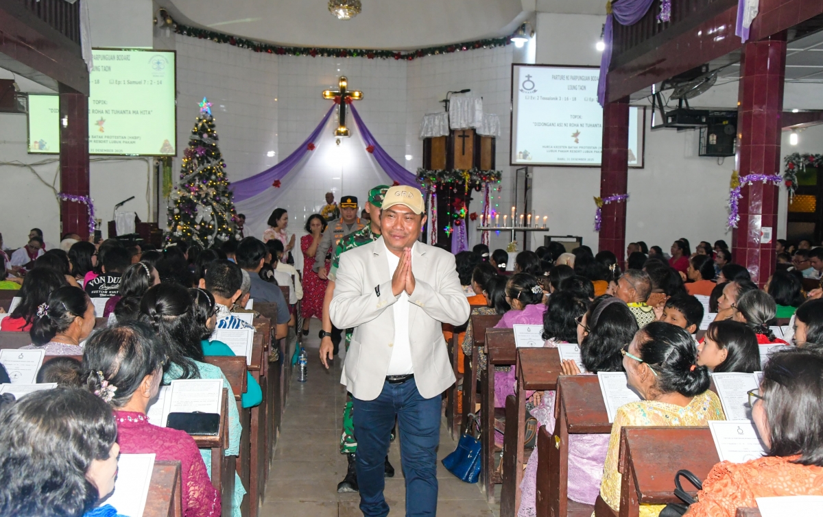 Wabup dan Forkopimda Pantau Kebaktian Malam Pergantian Tahun - Sumut ...